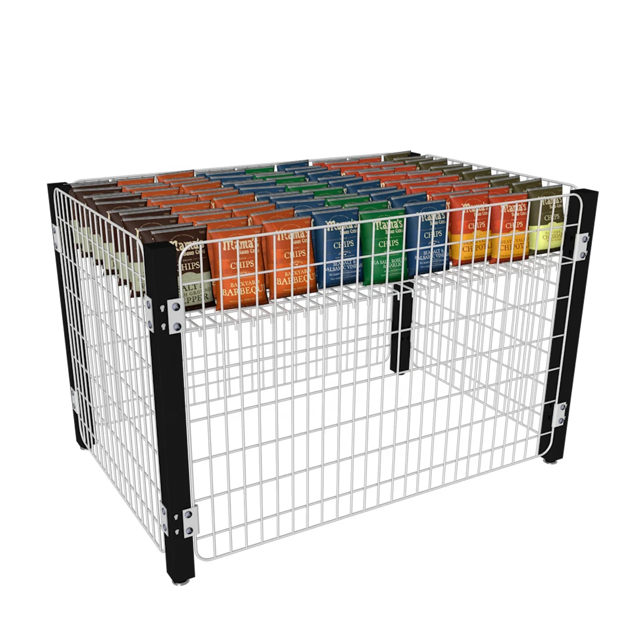 Foldable Pallet Supermarket Promotion Table Food Drink Toys Metal Wire ...