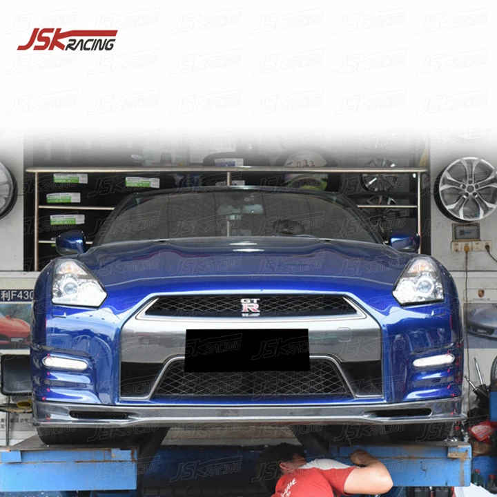 NISMO Carbon Fiber Front Bumper Lip for Nissan R35 GT-R