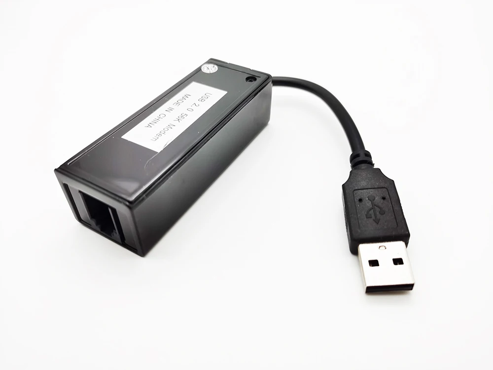 56k Usb Modem External Rj11 To Usb Adapter,V.92 Dial Up Fax ...