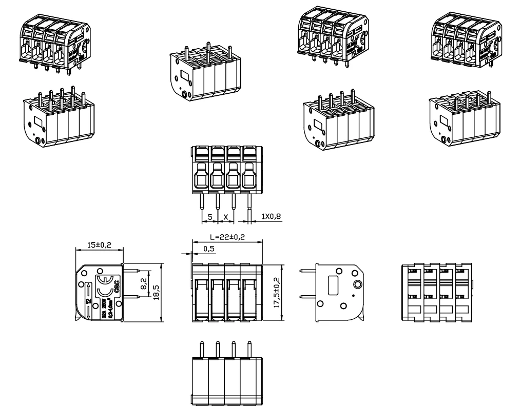 Selamp PCB Wire Terminal Blocks - Reliable Lever Connectors