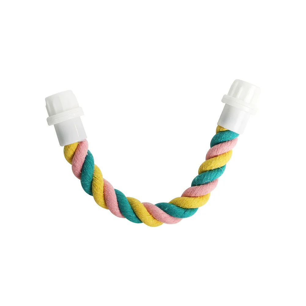 Hang Cage Cotton Rope Bird Rope Perches Parrot Toys Rope Bungee Bird ...