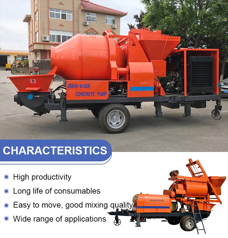 Mini Concrete Pump - High Efficiency Concrete Mixer