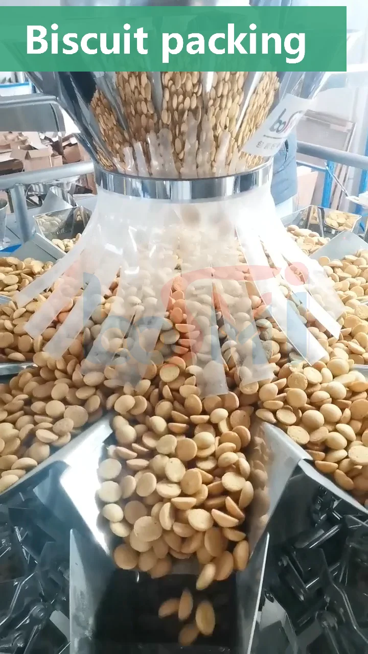 Automatic Packing Machine For Biscuits Chocolate Ball Small Cookis ...