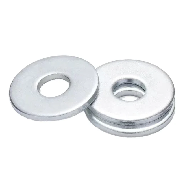 M3-M36 Steel Large Flat Split Washers Zinc Plated DIN 9021 Fender ...