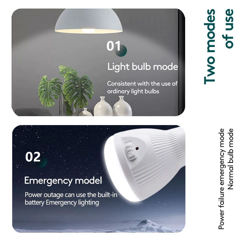 AKKO STAR Emergency Bulb 4W - Reliable Rechargeable Light