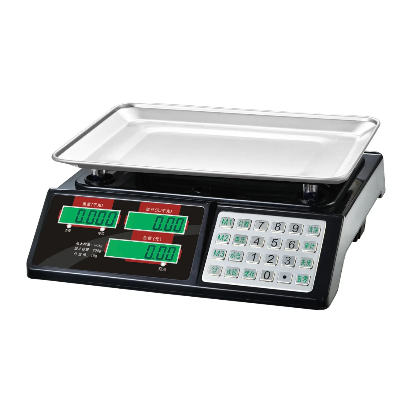 Stainless Steel 40kg 30kg Digital Weighing Balance Price Computing ...