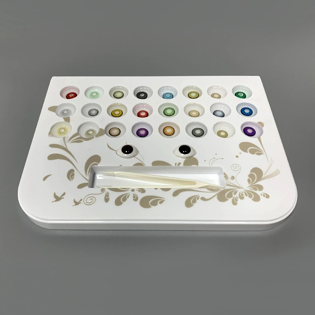 Ocular Prosthesis - Contact Lenses Display Shelf Artifical Eyes