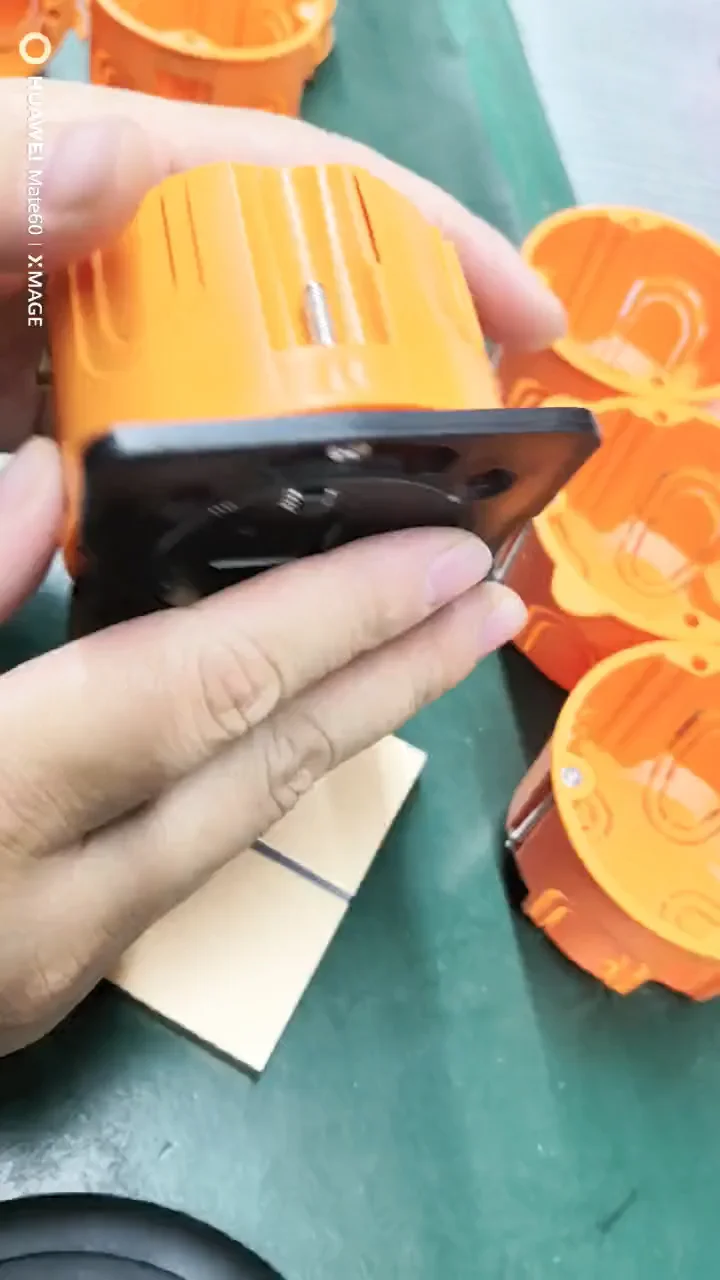 Electric Flame-retarded Pc Junction Boxes 68 Type Mounted Wall Switch ...