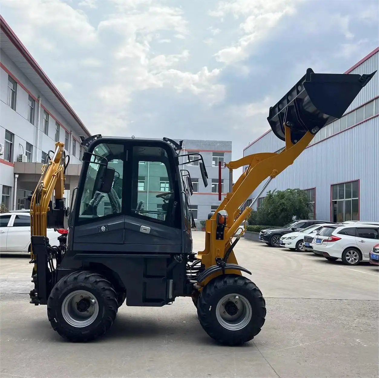 Mini Retroexcavadora Farm Tractor Backhoe Excavator Loader 4x4 Backhoe - TOHO - EPA Engine - 1 ...