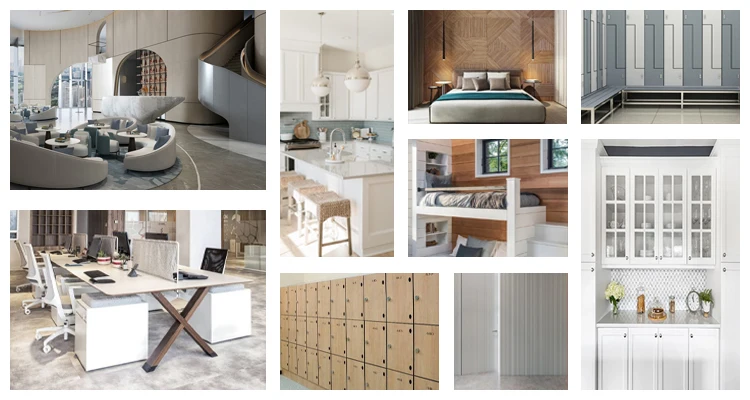 0.5mm-25mm Laminates 2mm Gold Exterior Woodgrain Decorative High ...