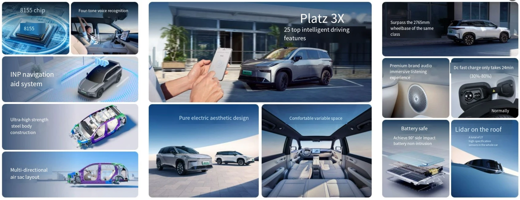 2025 New Electric Vehicle Toyot Bz3x 520Pro/Pro+ Limited Bozhi 3X ...