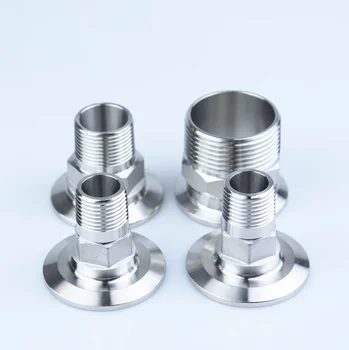 Ss304 Stainless Steel Tri Clamp Sanitary Hexagon Male Threaded Ferrule ...
