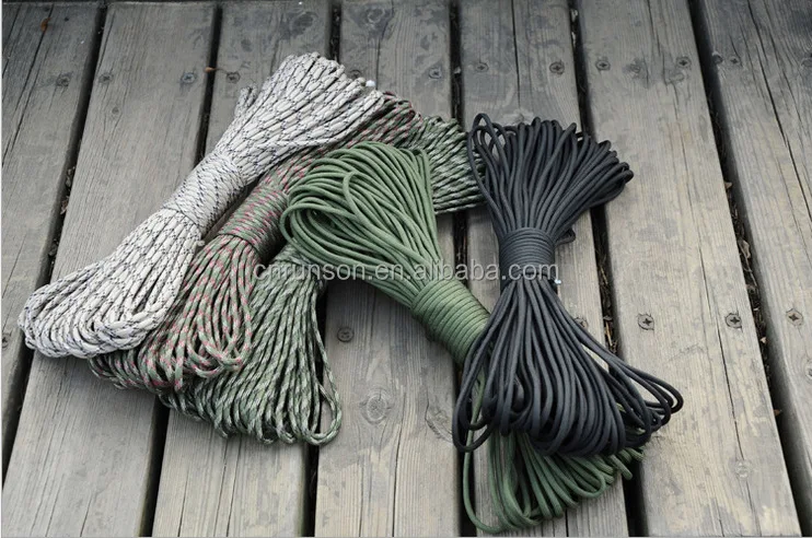 Outdoor Equipment Lashing Emergency Rope 7-core Parachute Rope Survival ...