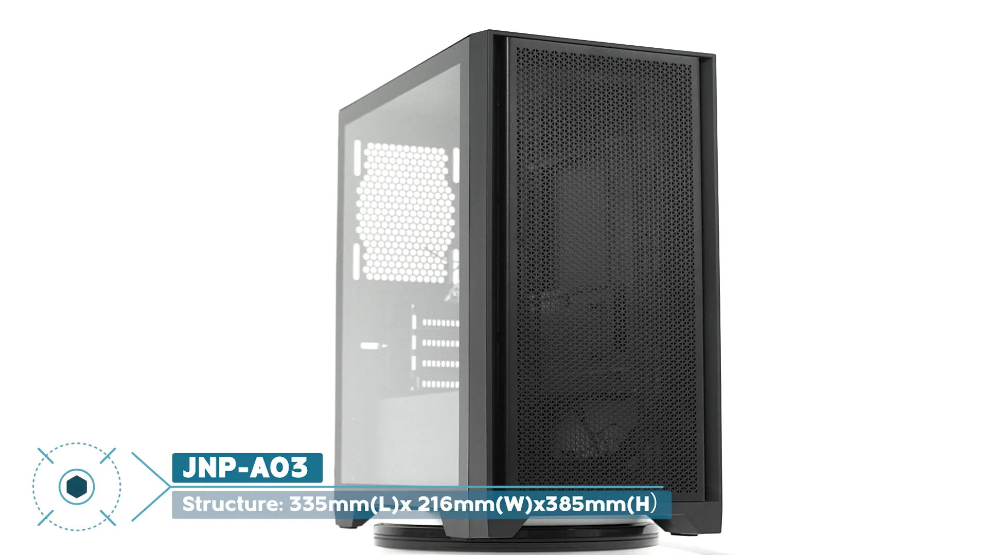 Customize Logo Micro Mini Cube Tempered Glass Computer Pc Matx Gaming ...