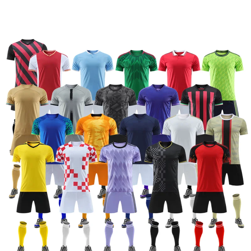 Latest Design Custom Printing Football Team Wear Uniform Full Set ...