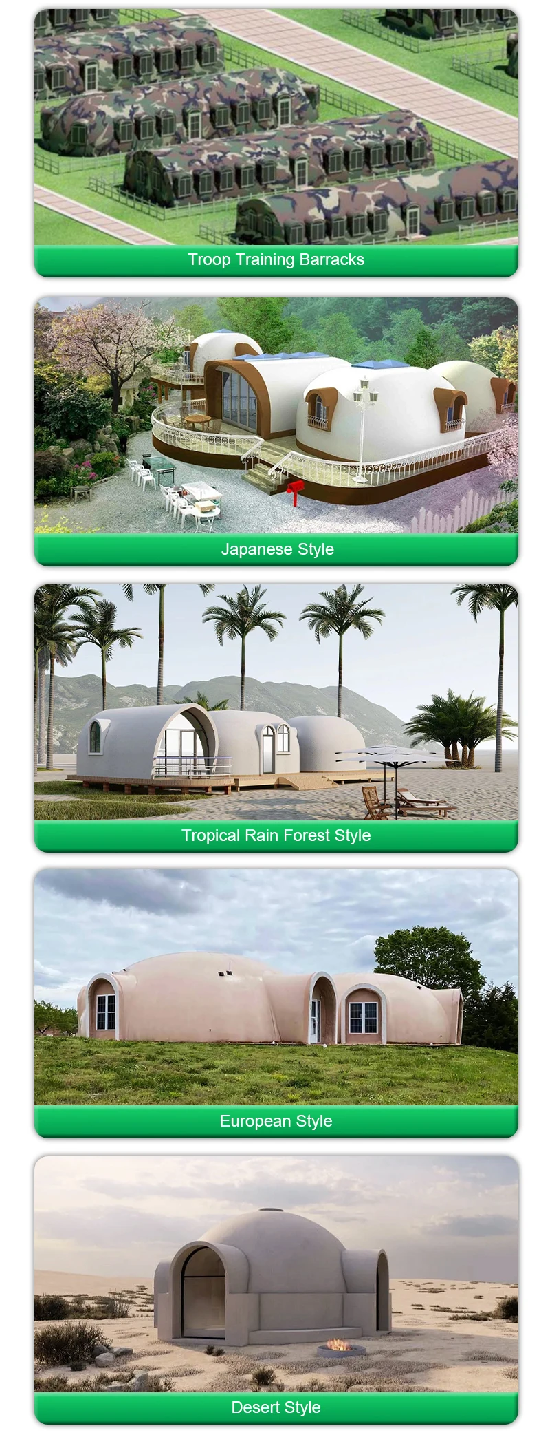 Arch Prefab Foam House Thermal Insulation Material Fireproof Eps Dome ...