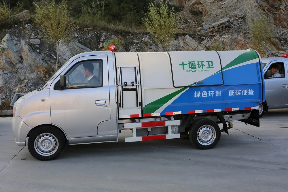 Dongfeng New 4x2 Mini Garbage Dump Truck Small Transit Delivery Loading ...