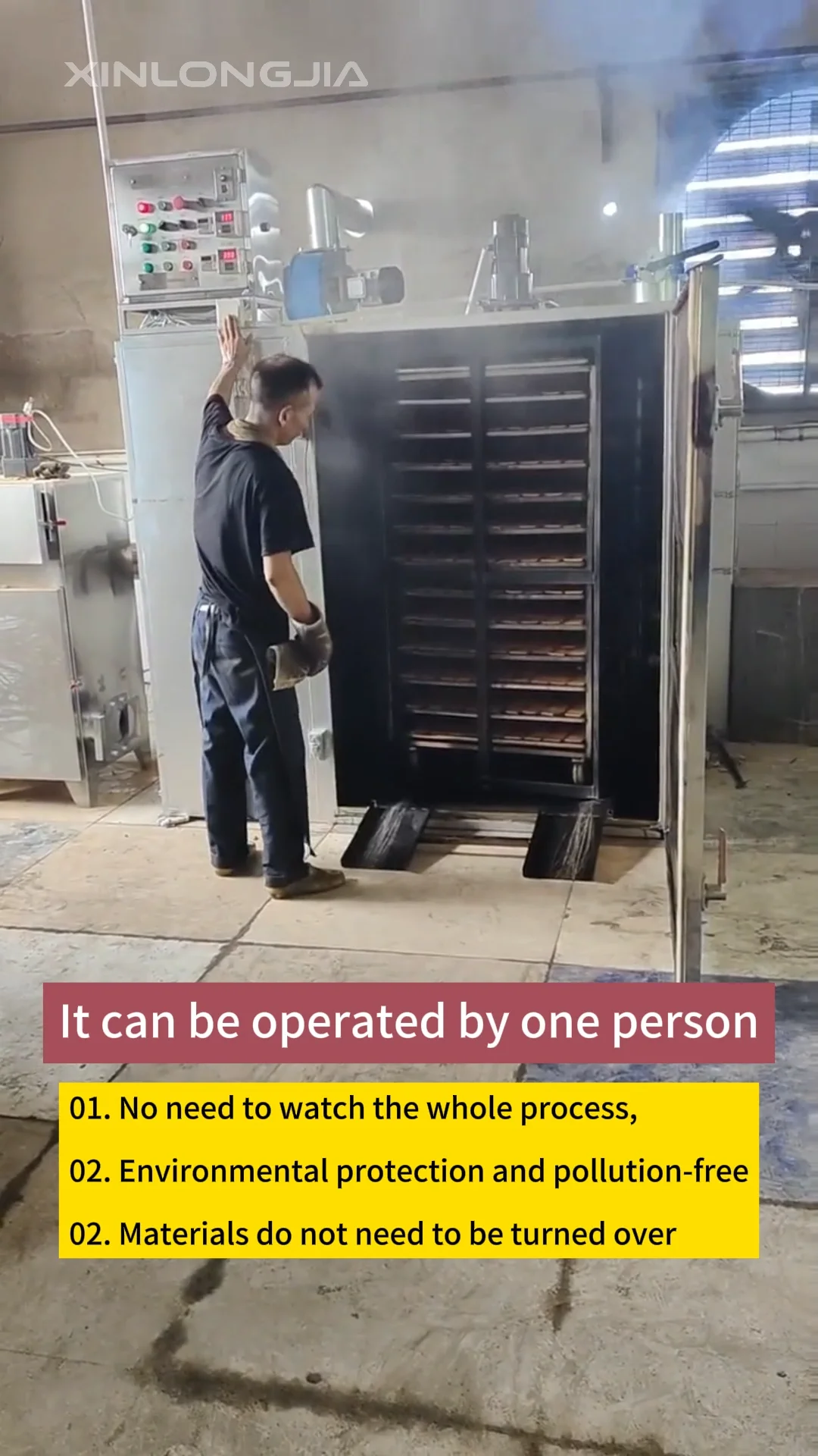 Industrial Stainless Steel Smoke Meat Machine Commercial Fish Smoke ...