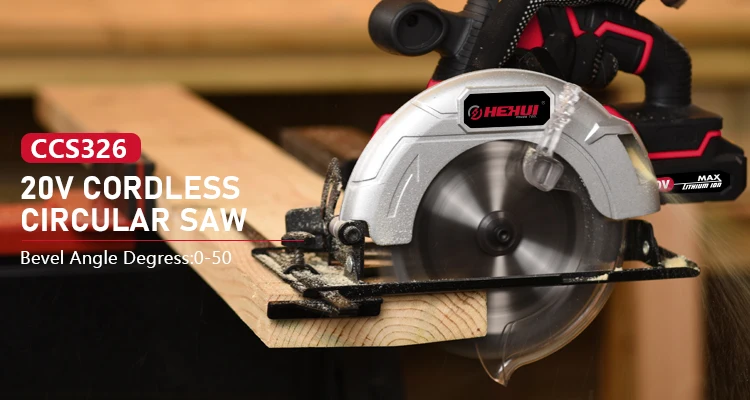 Hehui 20V Portable Wooden Hand Circular Saw - Powerful & Cordless