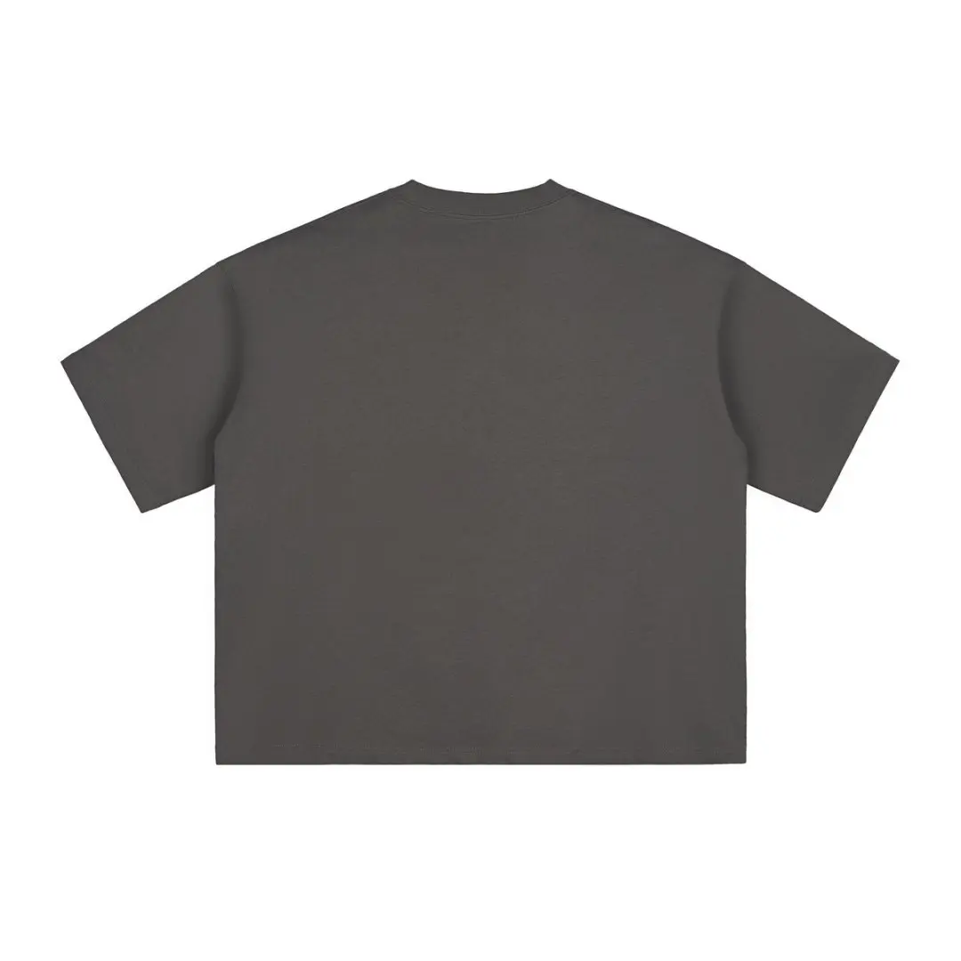 100% Cotton Boxy Washed Crop T-shirts Custom Blank for Men's Streetwear Oversize Heavyweight ...