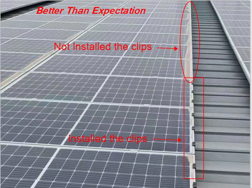 Solar Panel Drainage Clips - Efficient Water Management