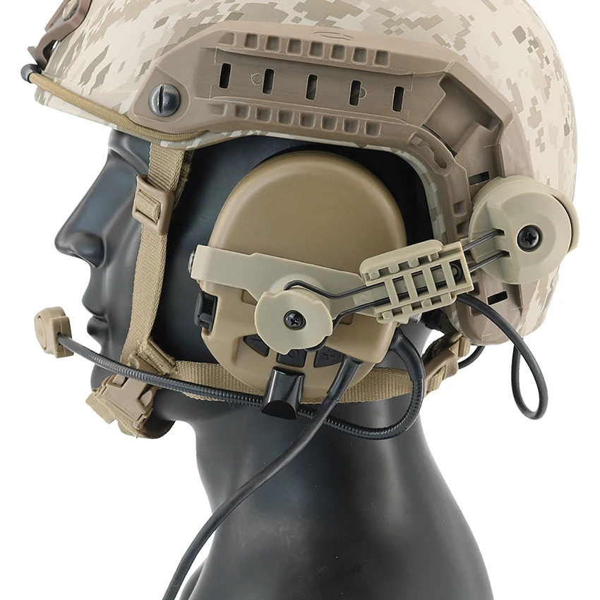 Arc Rail Adapter For Tactical Headset Accessory - 360° Rotation ...