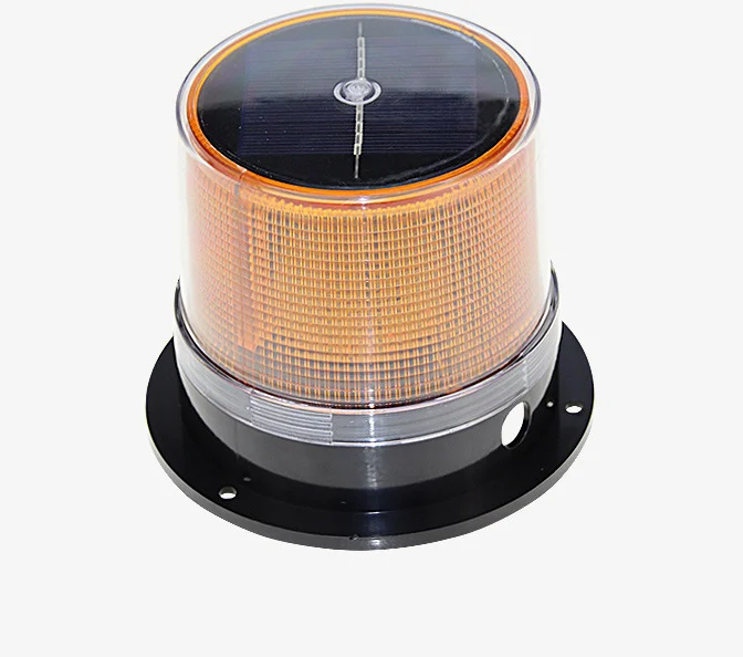 Portable Amber Led Solar Power Revolving Car Lamp Lights Led Truck Car ...