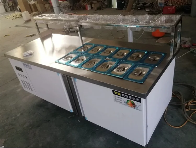 Tik Tok Trends Commercial Countertop Refrigerators Buffet Catering Food ...