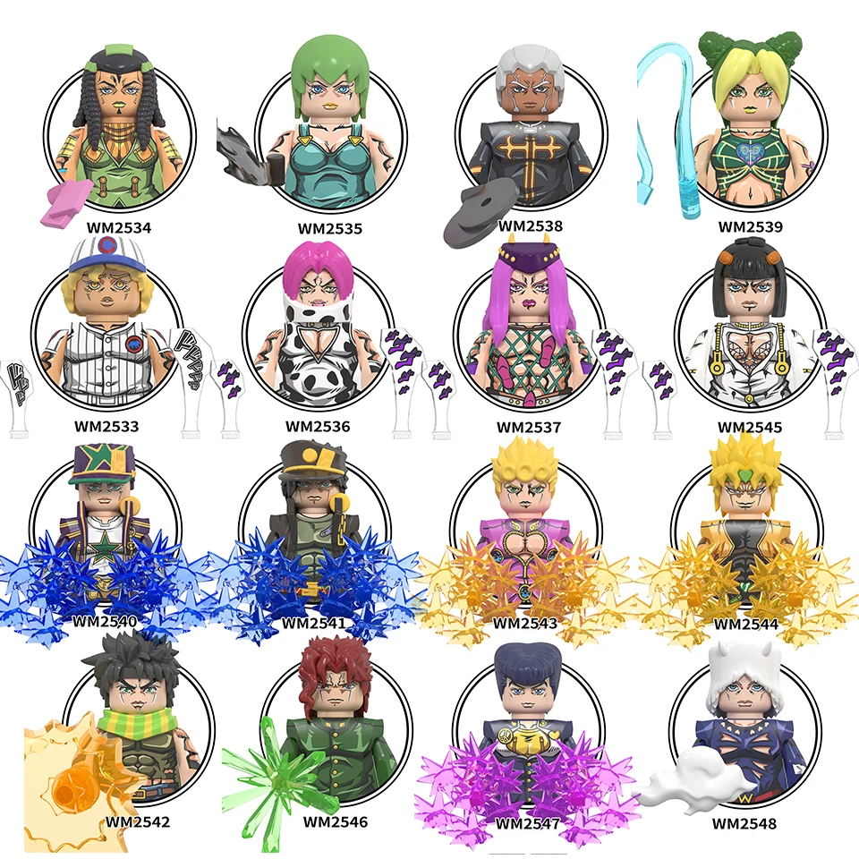 WM6160 WM6161 Hot JOJO Japanese Anime Comics Higashikata Josuke Kujo ...