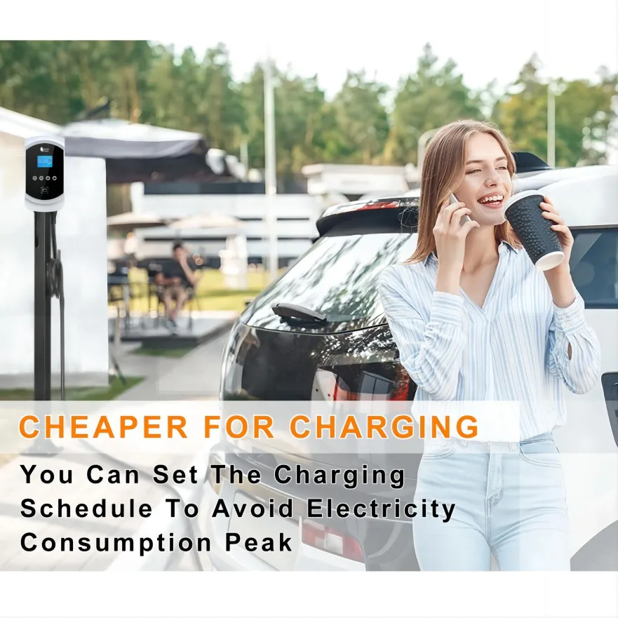 Feyree Evse Ev Charger Wallbox 32a Type 2 Type 1 Gbt Ev Charger 7kw 22kw Home Electric Car ...