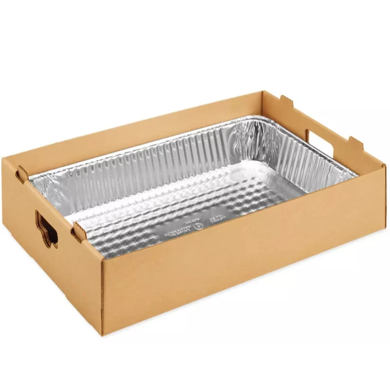 Alibaba.com: Custom Corrugated Cardboard Catering Food Box with Die-cut ...