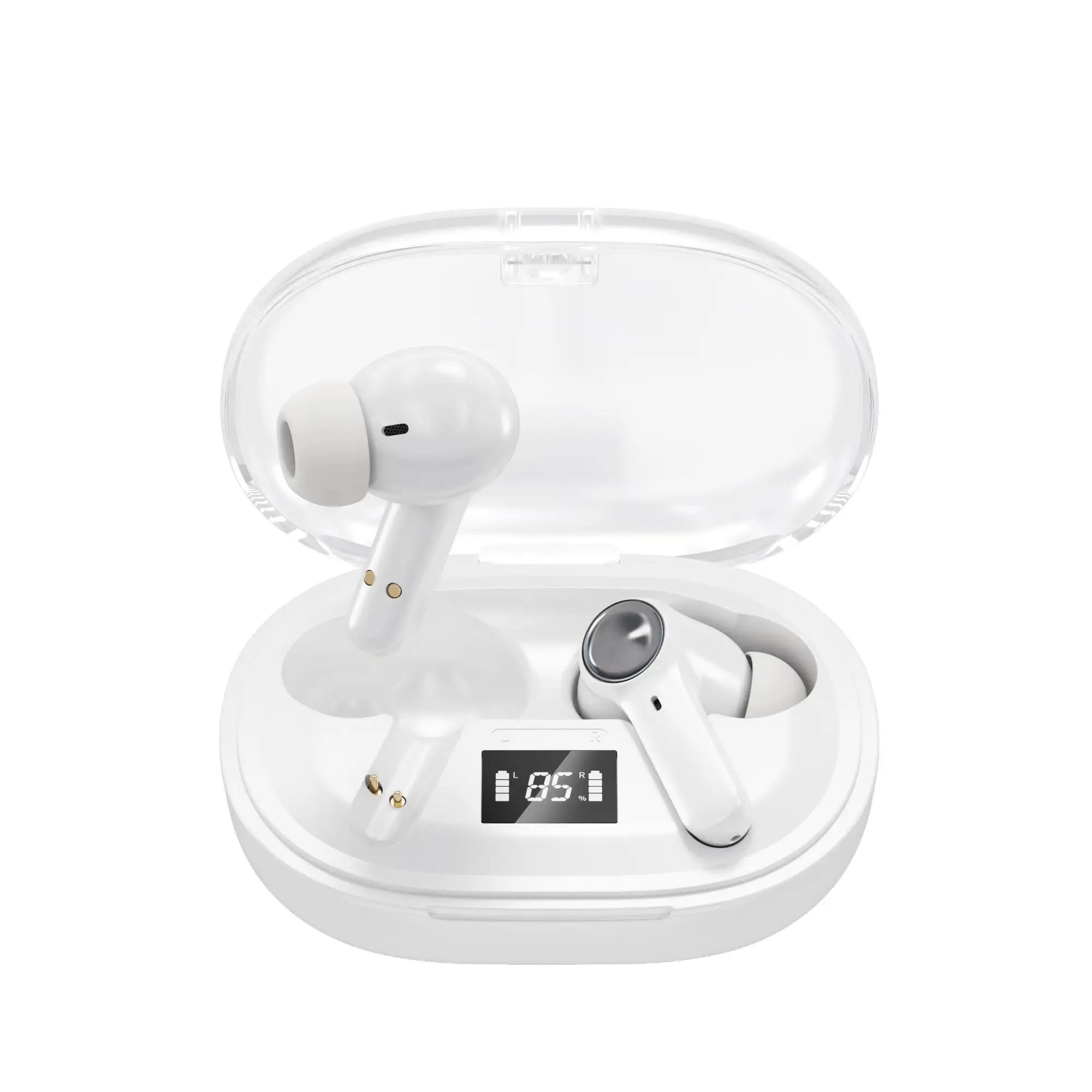 Earphones Bluetooth Tws Earbuds Transparent Tws Led Display Tws ...