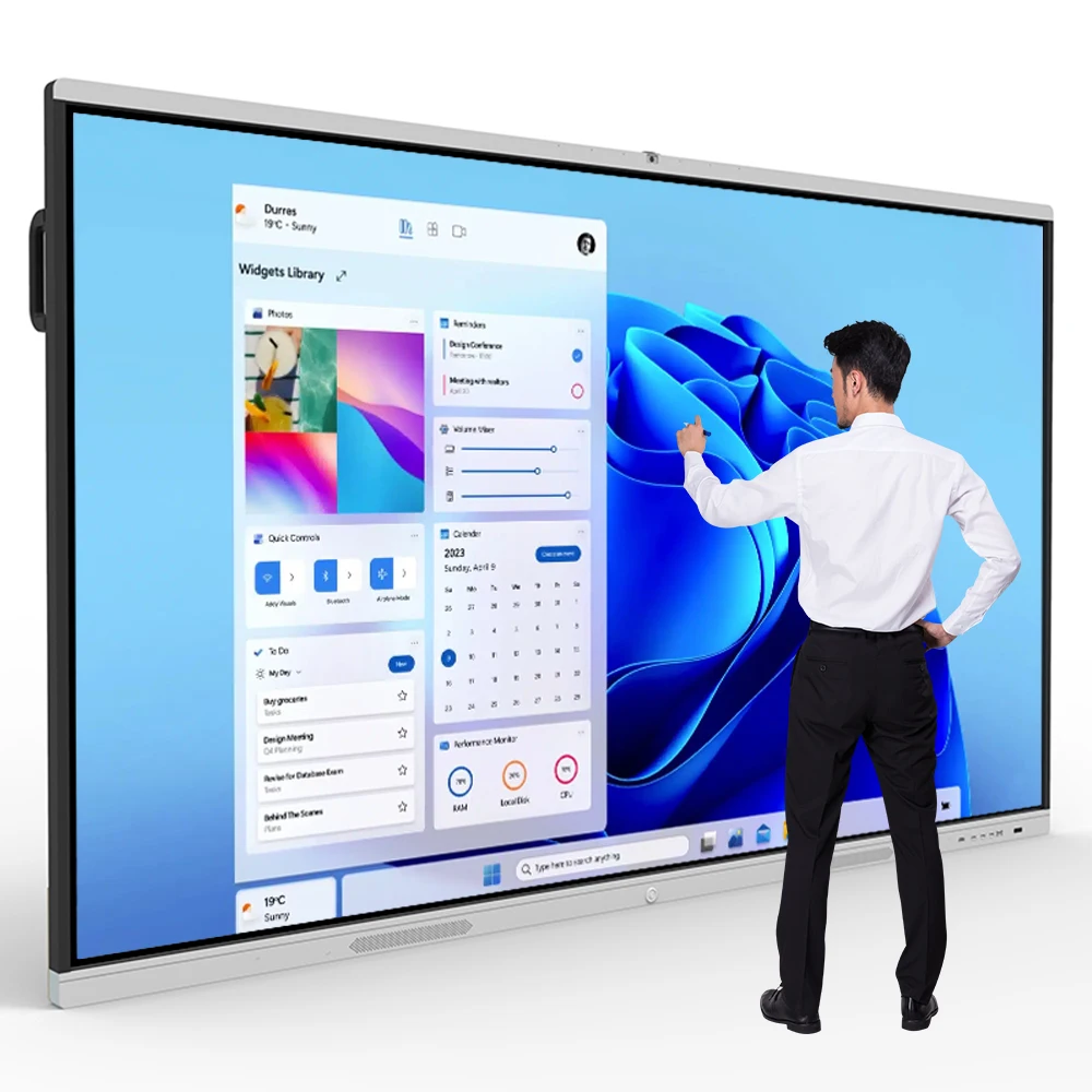 Hdfocus Odm 4k Android Ops 65 Inch Interactive Display Smart Board 75 Inch Touch Screen Monitor ...