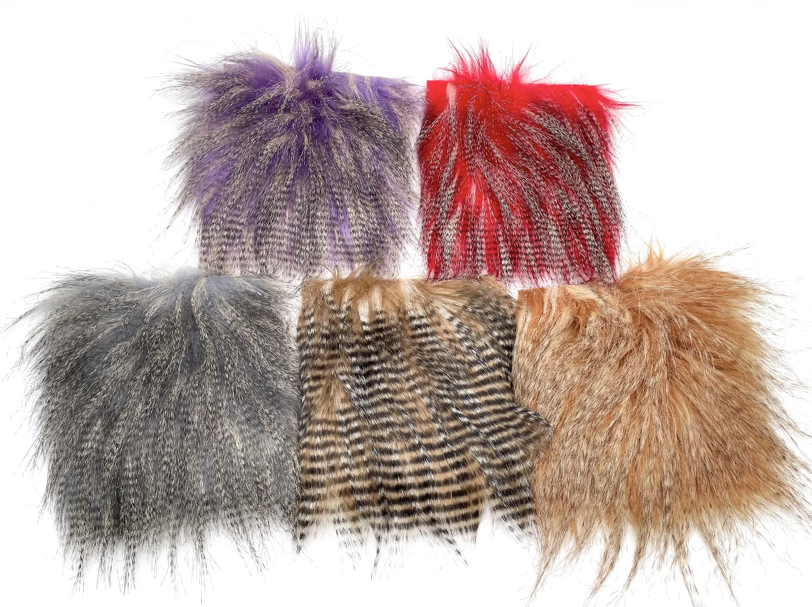Craft Fur Sample Polar Fiber Fly Tying Fur Grizzly Craft Fur Fly Tying ...