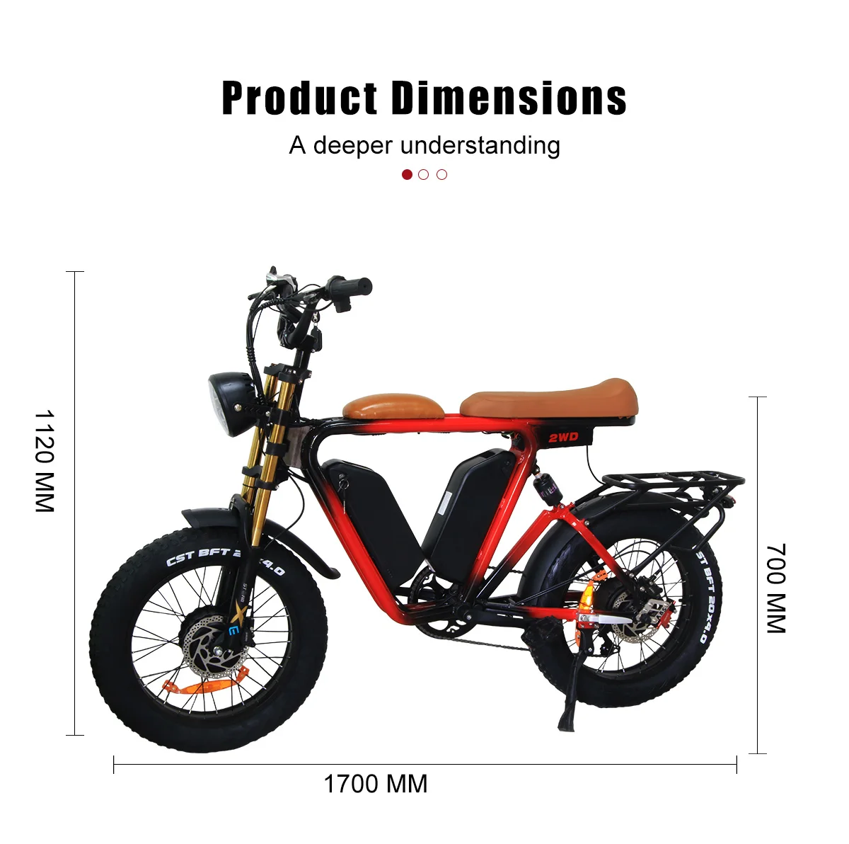 Electric Bike 48v 32ah 20 Wheel Size Electric Mountain Bike Fat Tire E Bike 1000w Electric ...