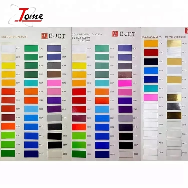 Wholesale Custom Color EJET Cutting Vinyl - Adhesive Stickers
