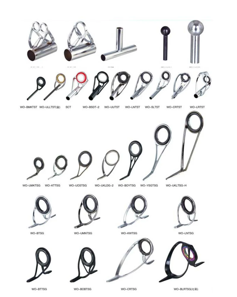 All Kinds Of Ceramic Ring Color Stainless Ring Tips Fishing Rod Guides ...