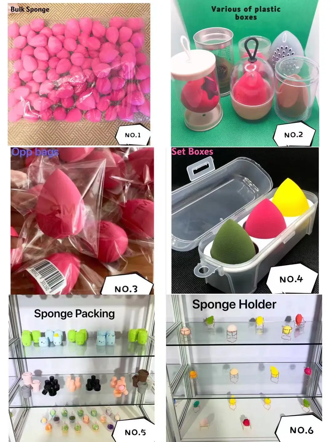 Wholesale Professional Beauty Tools Foundation Cosmetics Makeup Sponges ...