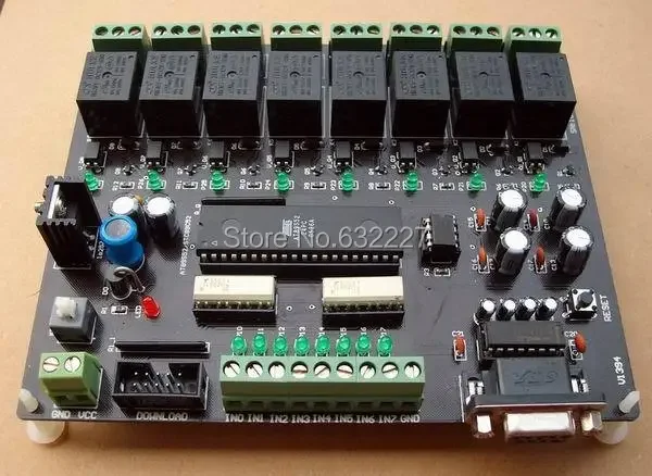 Eight 24-volt Control Relay Industrial Control Panels With Power ...