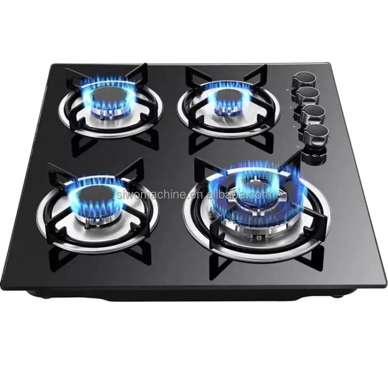 Top Cooktop 4 Burner Gas Stove - Efficient Cooking Power