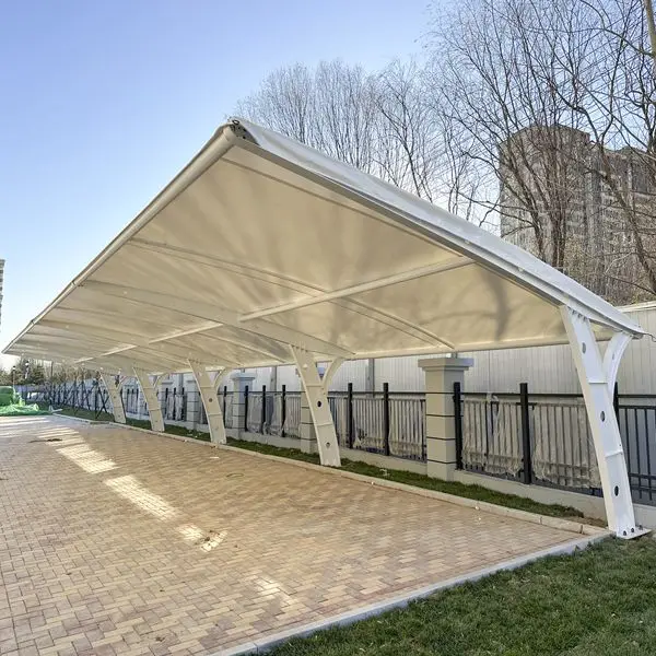 Timsel Outdoor PVDF Car Shelter Film Structure Wall Membrane Shade for ...