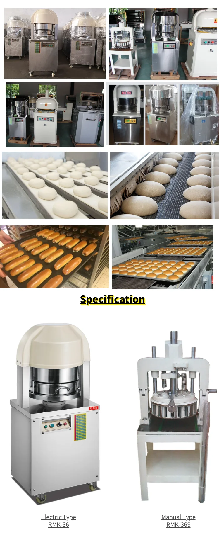 Commercial 36pcs Bakery Heavy Duty Dough Divider Machine