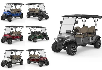 Brand New Golf Cart 8 Person Electric 4 Wheel Club Car Golf Cart For ...
