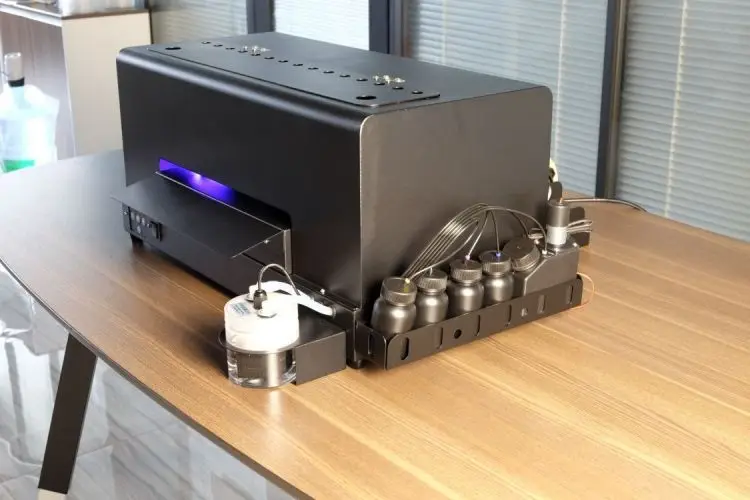 A4 Size Inkjet Sticker Printer Roll to Roll Label Printing Machine ...