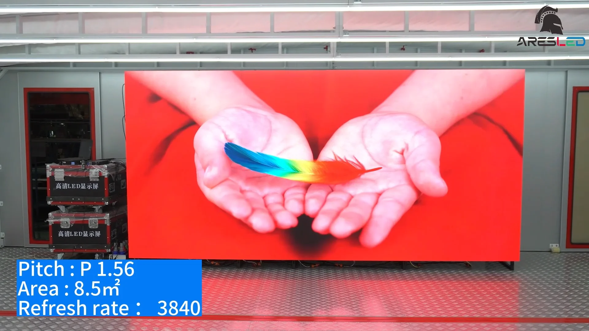 Ultra Thin Hd P0.9 P1.2 P0.9mm P1.2mm Small Pixel Pitch Indoor Cob Led ...