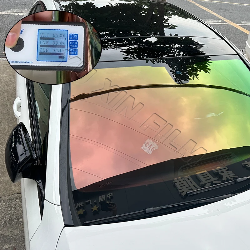 Chameleon Tint Blue and Purple - 80% VLT Car Window Film