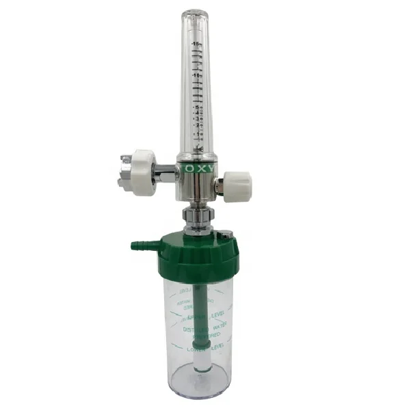 Medical Oxygen Regulator Oxygen Flowmeter with Humidifier Bottle ...