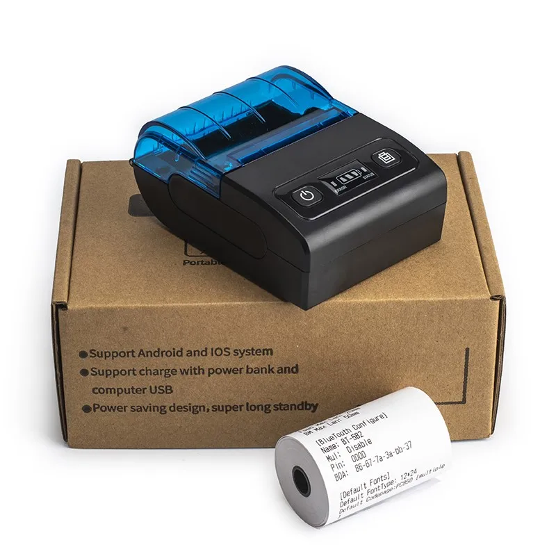 Thermal Portable Handheld Printer - 58mm Photo Receipt