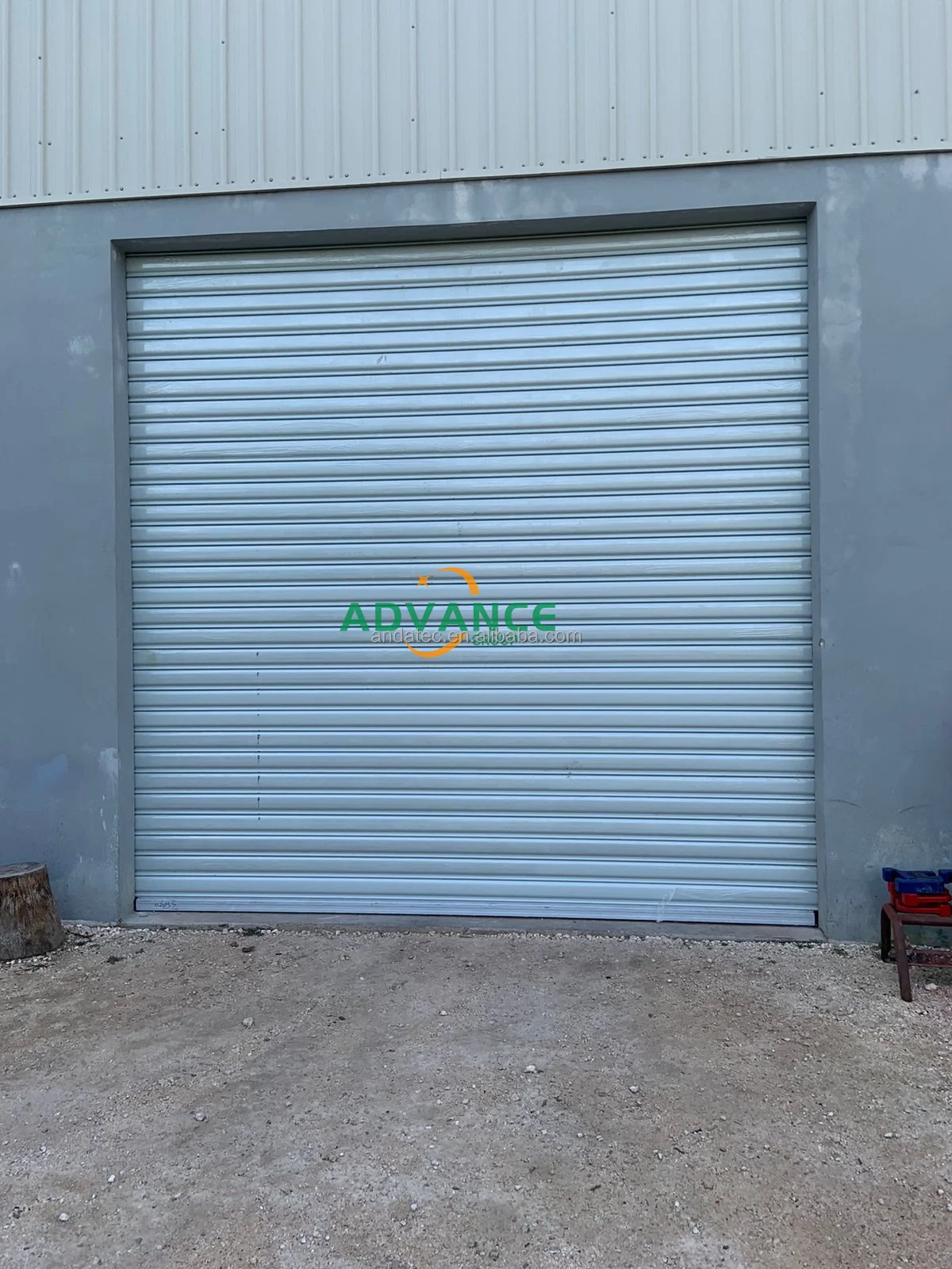 Automatic Motorized Aluminum Horizontal Roof Mounted Roller Shutter For ...