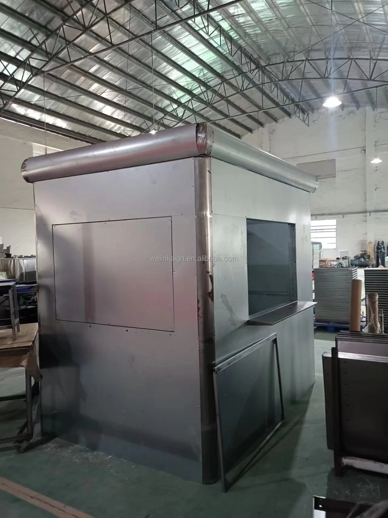 Indomie Outdoor Metallic Folding Food Kiosk - Fast Install